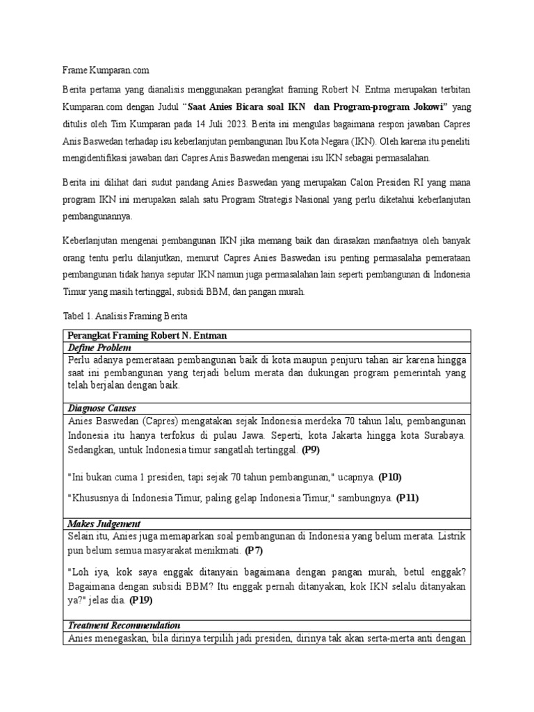 Frame Kumparan | PDF | Pengelolaan Keuangan & Uang | Politik