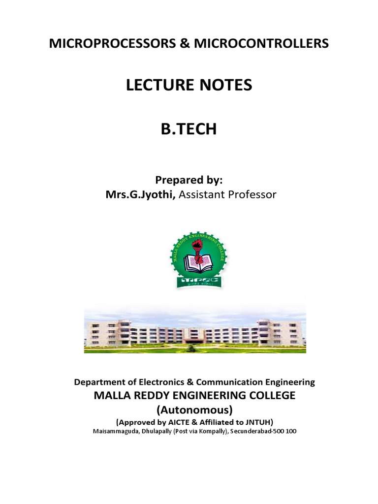 20201222-Mpmc Digtal Notes | PDF