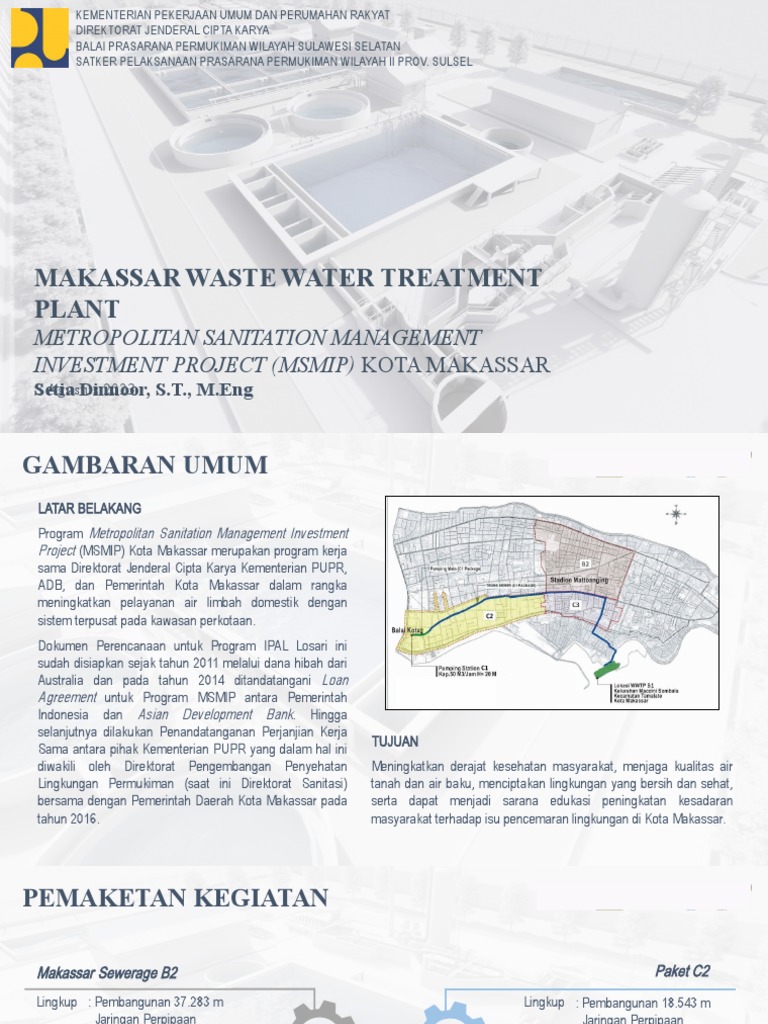 Teknologi MBBR WWTP B1 Makassar R2 | PDF | Griya & Taman | Sains ...