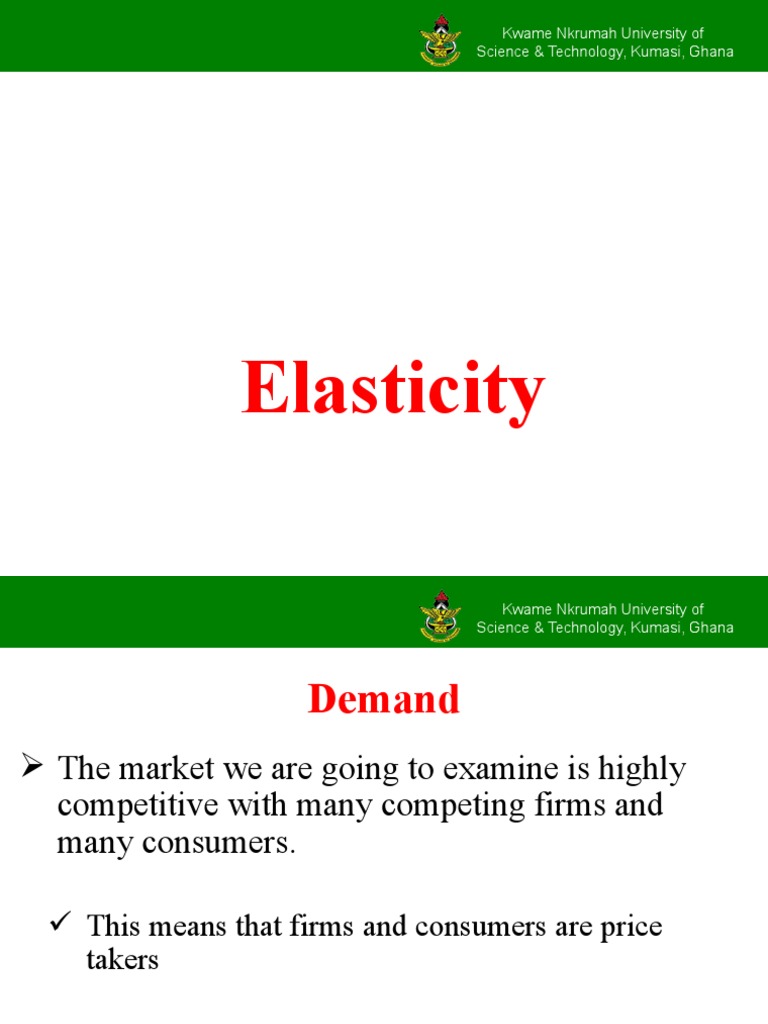 ECON 151 Lecture 3 Elasticity | PDF ECON 151 Lecture 3 Elasticity | PDF