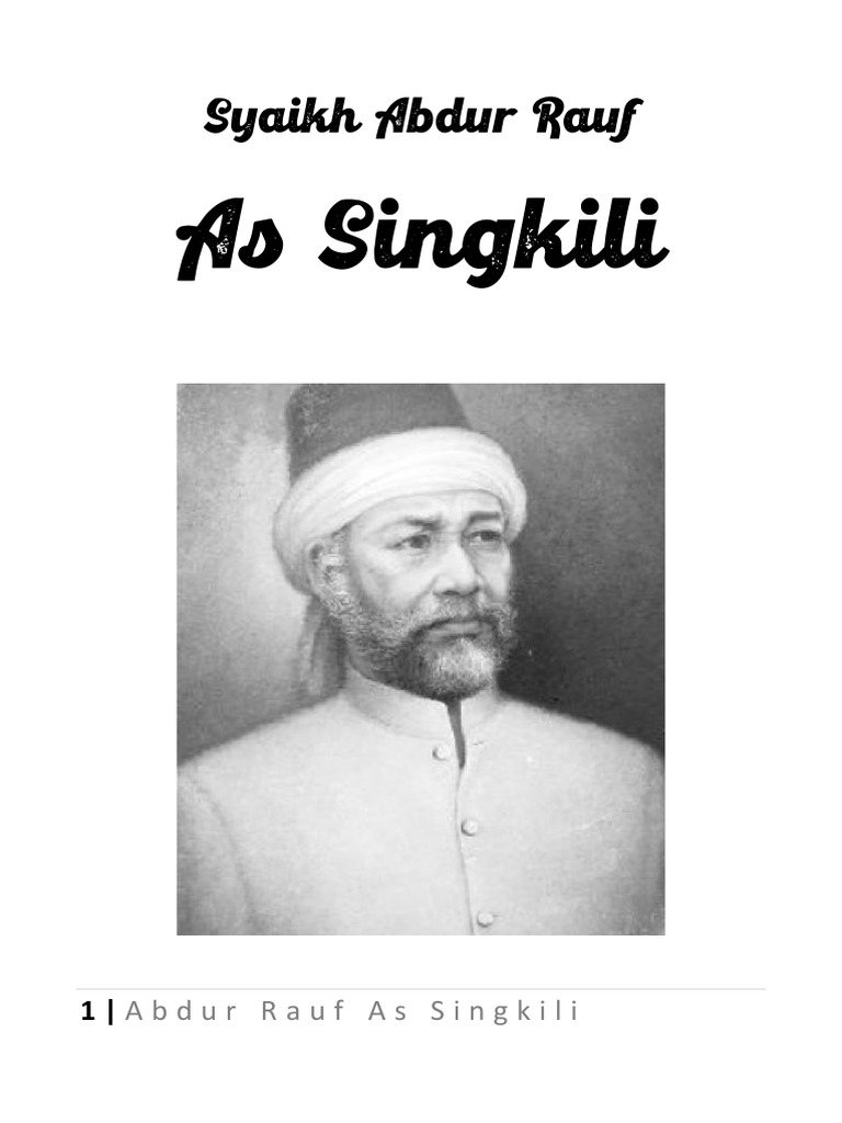 Syaikh Abdur Rauf Al Fansuri As Singkili | PDF | Agama & Spiritualitas
