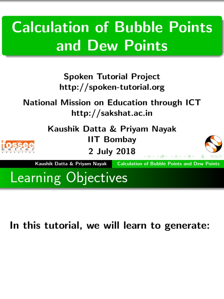 BubblePoint DewPoint | PDF
