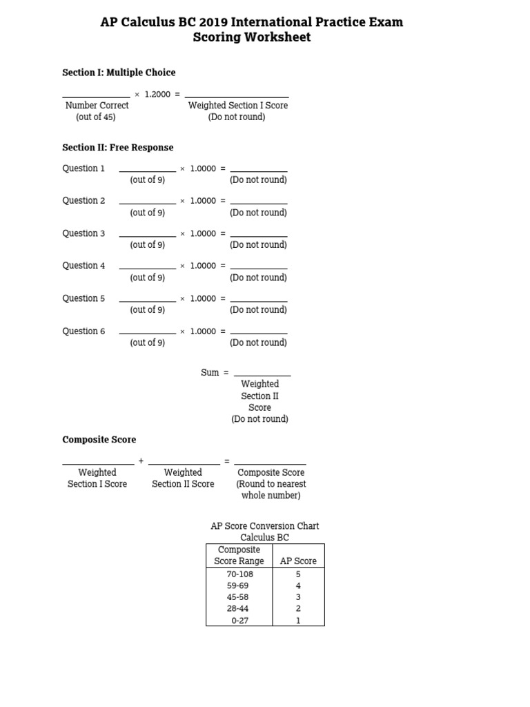 ap-calculus-bc-2019-international-practice-exam-scoring-worksheet | PDF