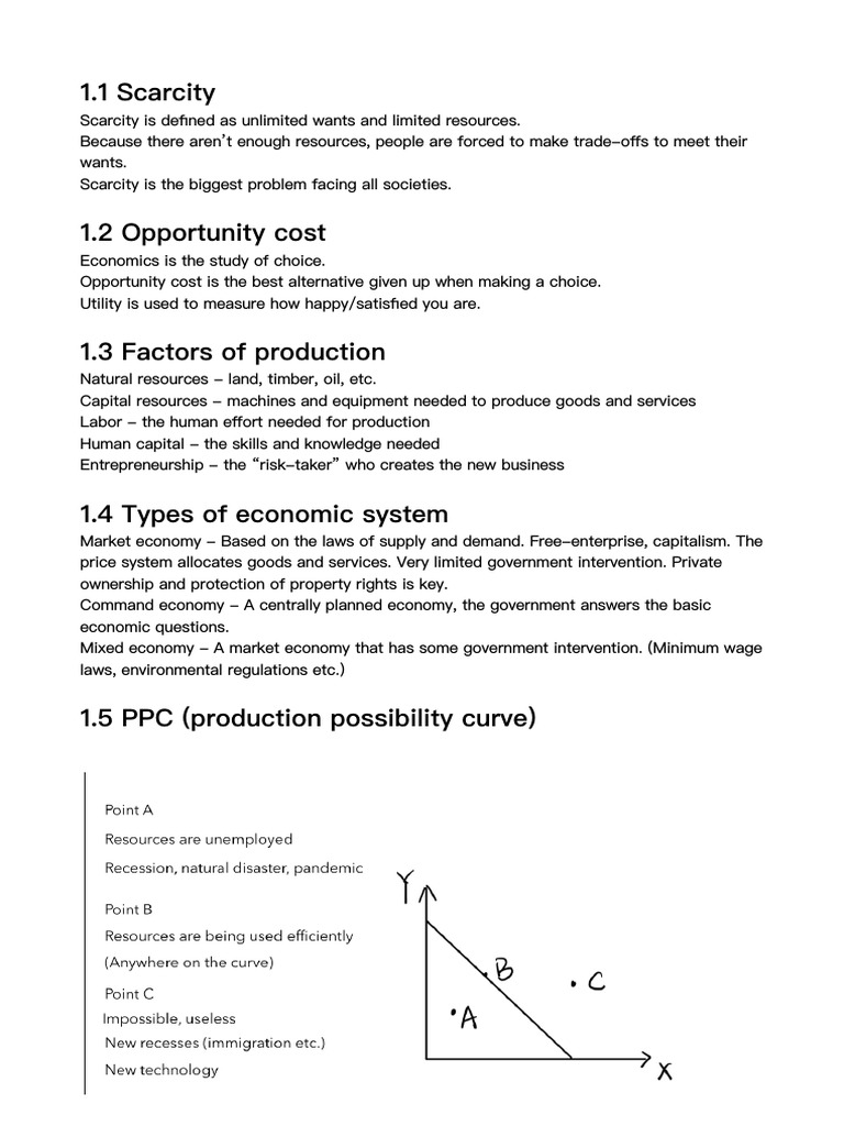AP Macro Economy Summary | PDF | Economic Equilibrium | Demand