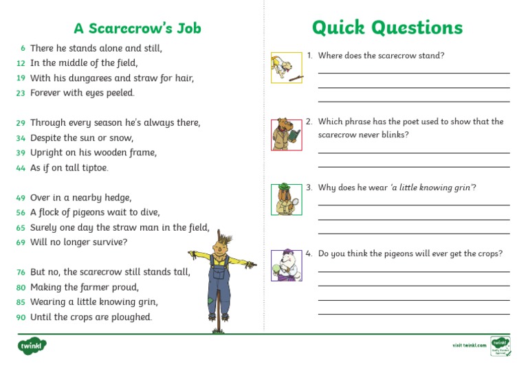 A Scarecrows Job | PDF