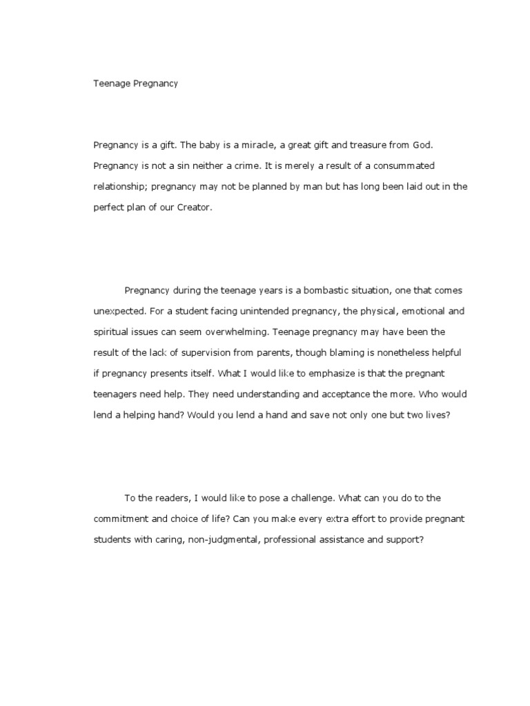 Teenage Pregnancy Pdf Teenage Pregnancy Sex Education