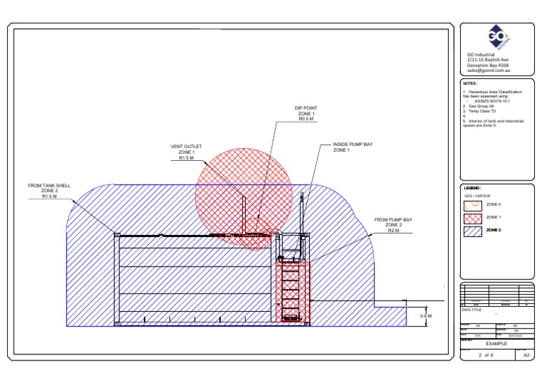 Hazardous Area Classification Drawing | PDF