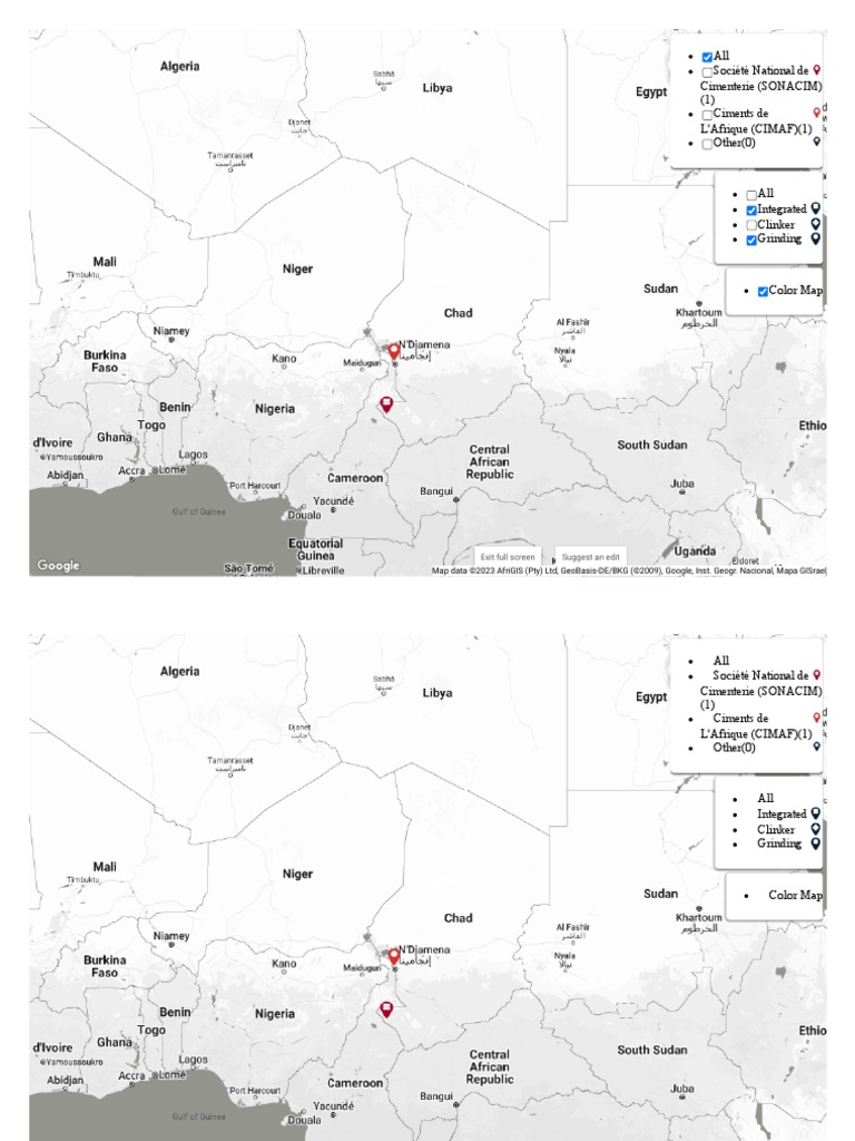 Cement Plants Located in Chad | PDF | Cement | Secondary Sector Of The ...