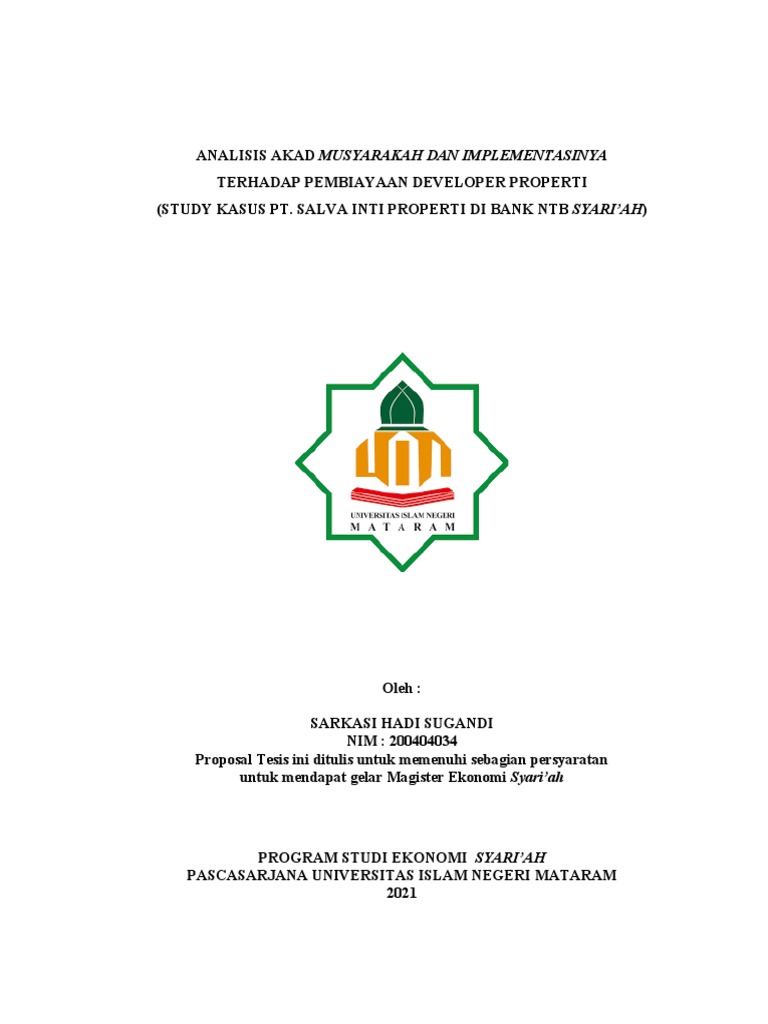 Proposal Tesis | PDF