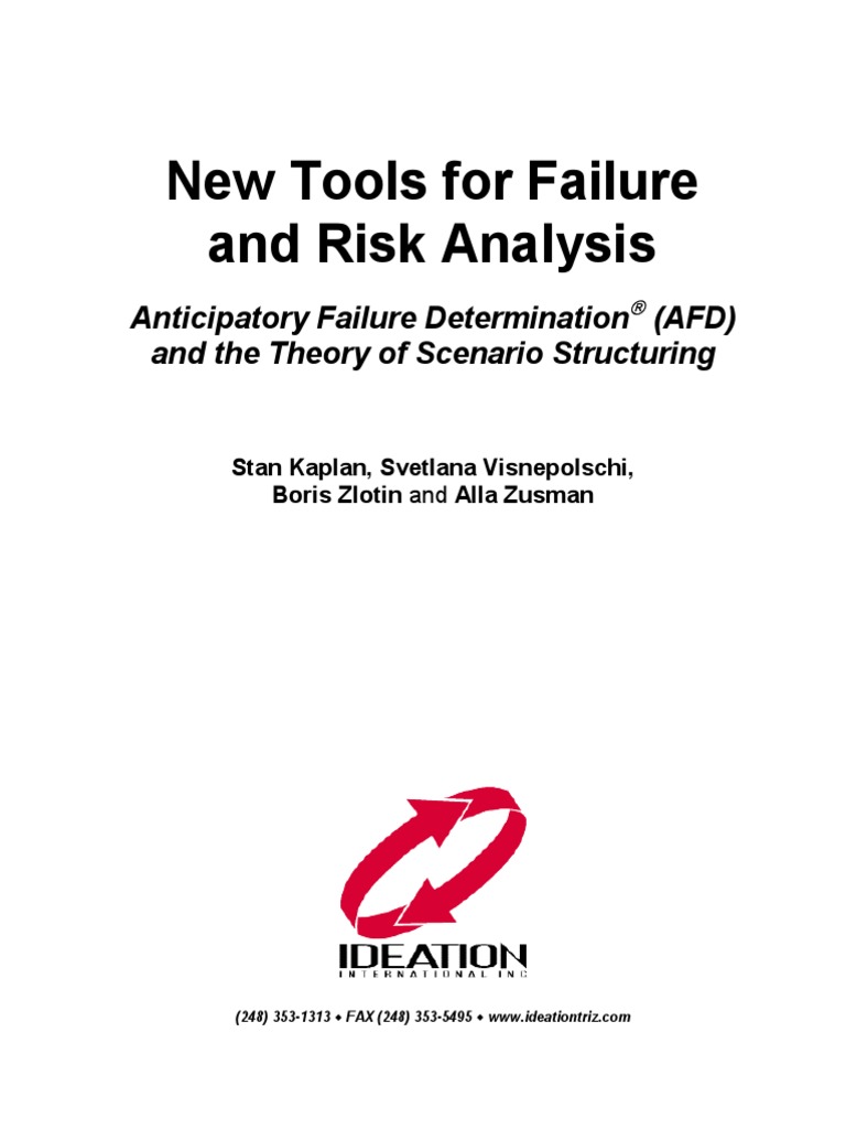 AFDNew Toolsbook | PDF | Risk | Risk Management