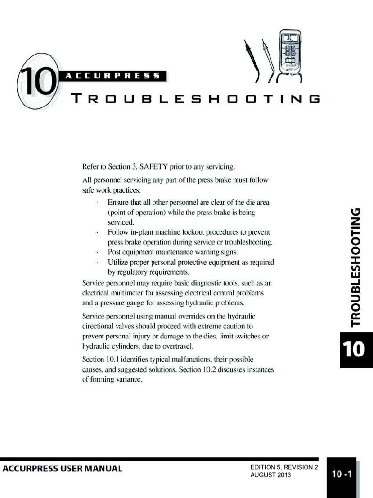 Accurpess Press Troubleshooting Guide | PDF