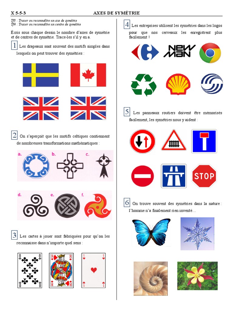 X 5-5-3 Axes et centres de symétrie | PDF