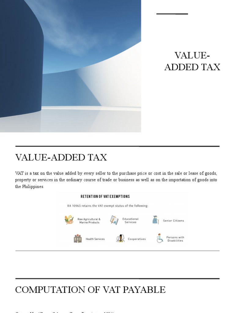 Value-Added Tax | PDF