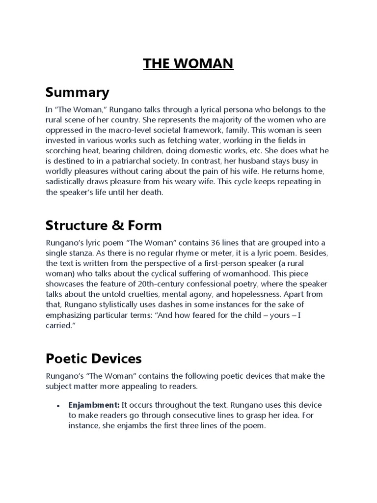 The Woman | PDF