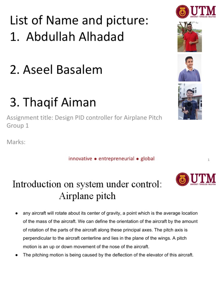 Aircraft Pitch - G1 Report | PDF | Systems Engineering | Applied ...