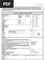 Form Persetujuan Material / Lembar Approval | PDF