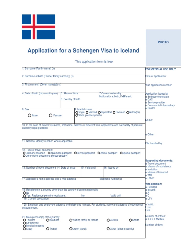 Iceland | PDF | Travel Visa | International Relations