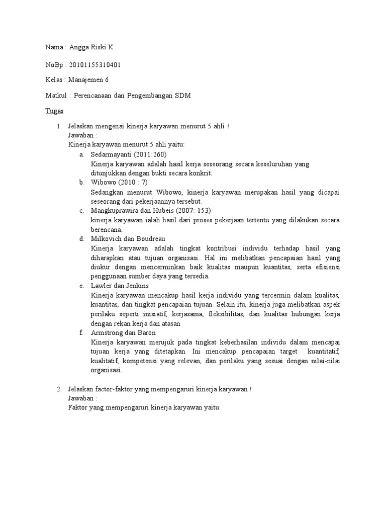 M6 - Angga Riski K - KUIS DAN TUGAS - PPSDM - P16 | PDF
