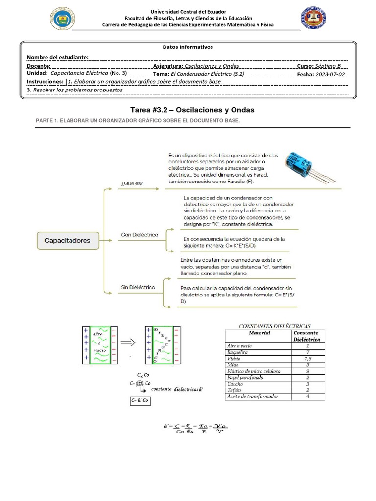 Tarea 3.2 Oscilaciones y Ondas | PDF