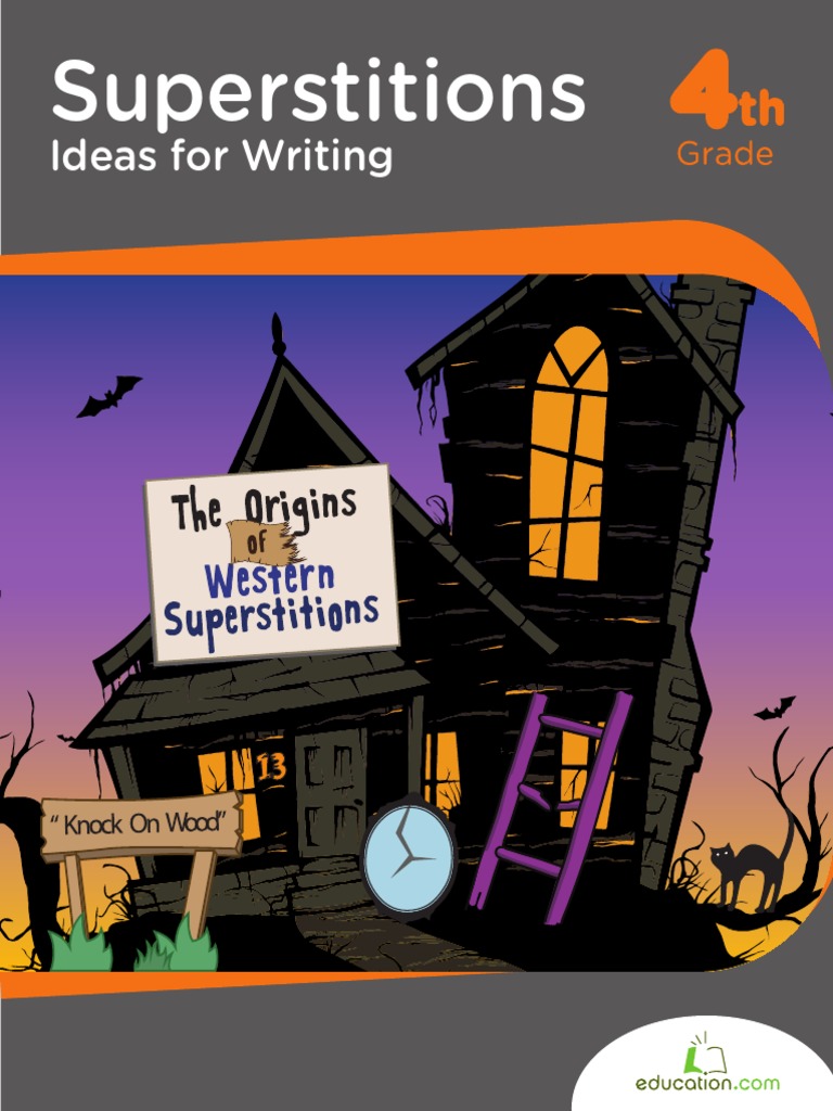 Superstitions Ideas Writing Workbook | PDF