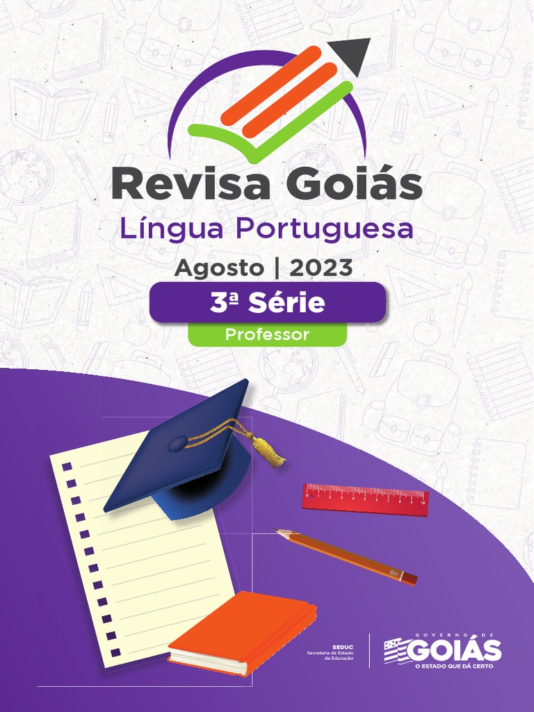 Revisa Goiás 3 Série LP Agosto Professor | PDF