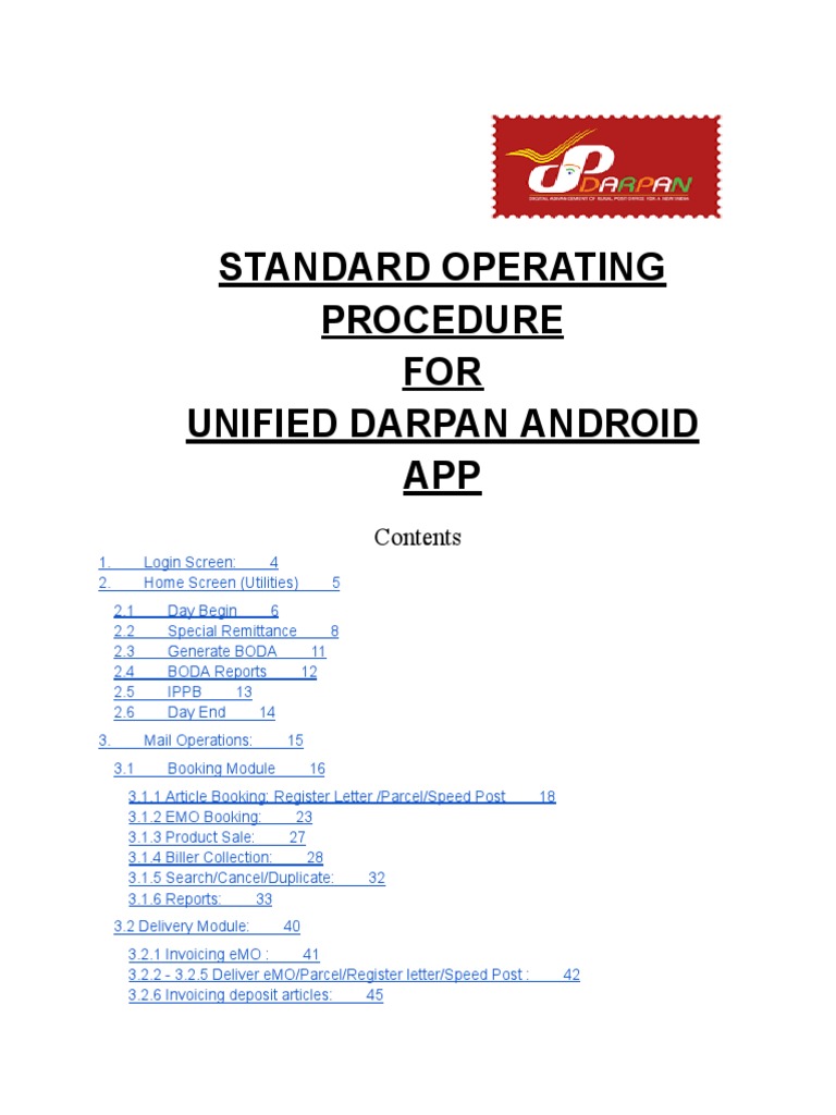 Unified Darpan Android Application | PDF
