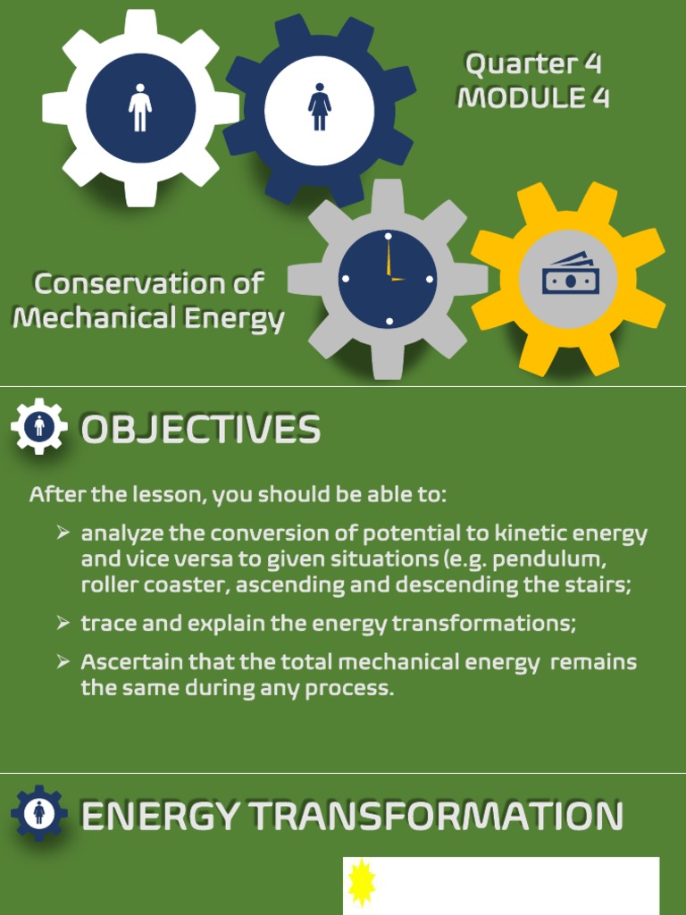 Conservation of Mechanical Energy Guide | PDF
