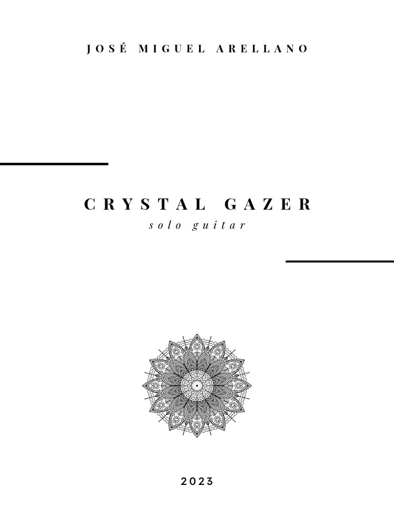 Crystal Gazer - Solo Guitar | PDF | Performing Arts | Elements Of Music