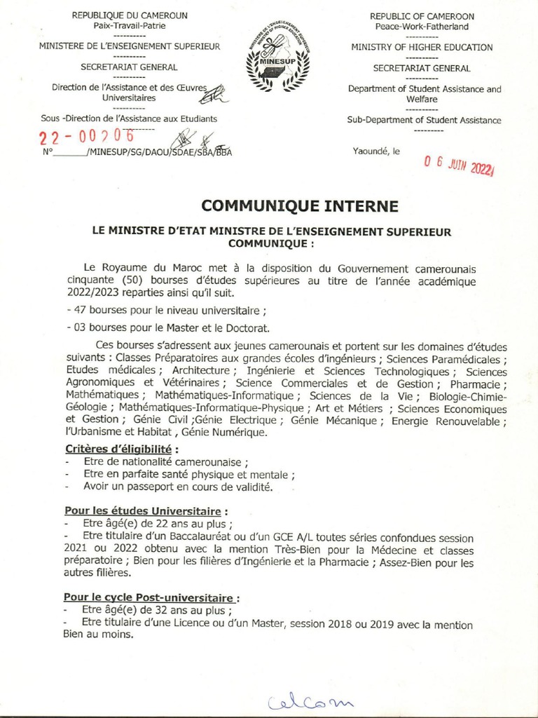 Bourse Maroc 2022 | PDF