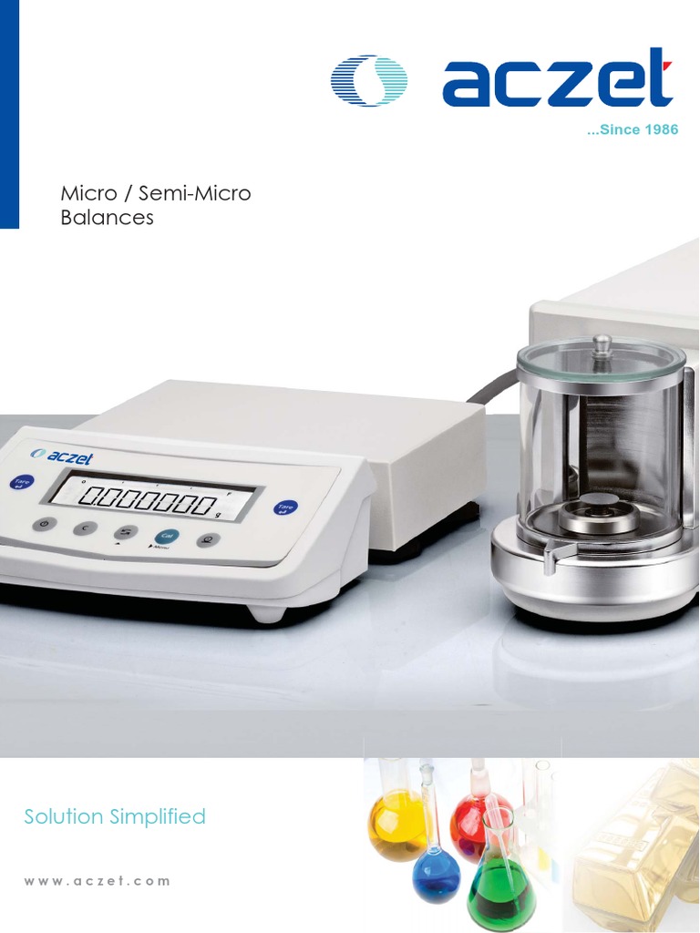 Micro and Semi-Micro Balance Overview | PDF