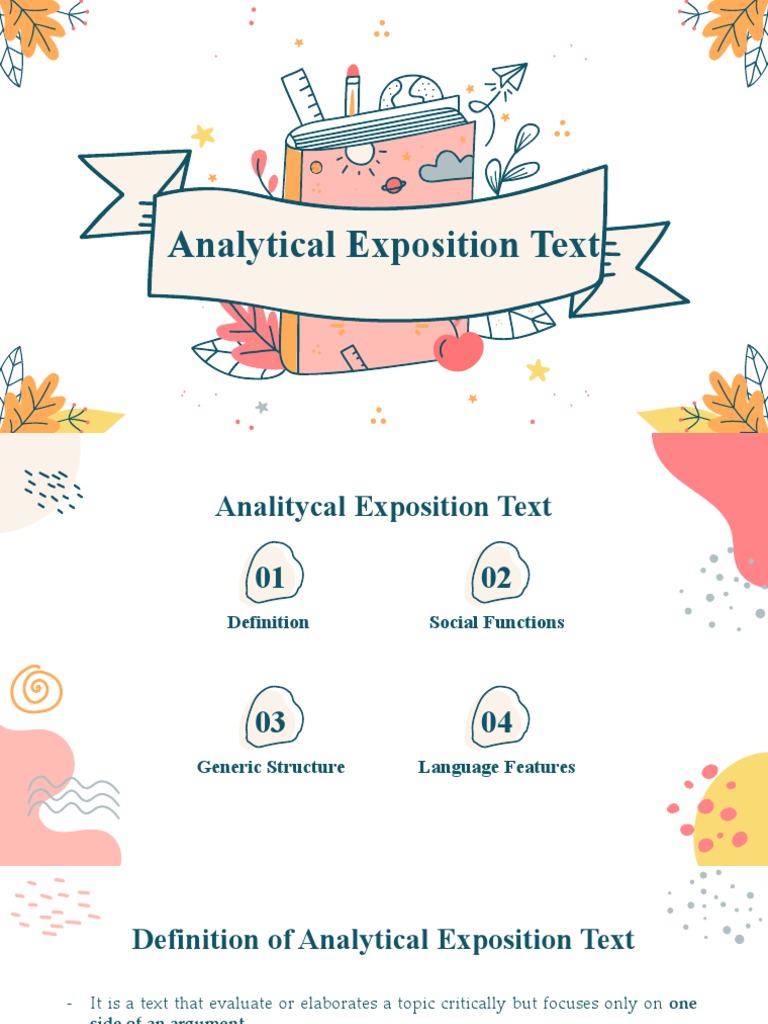 Analytical Text Exposition | PDF | Argument | Grammar