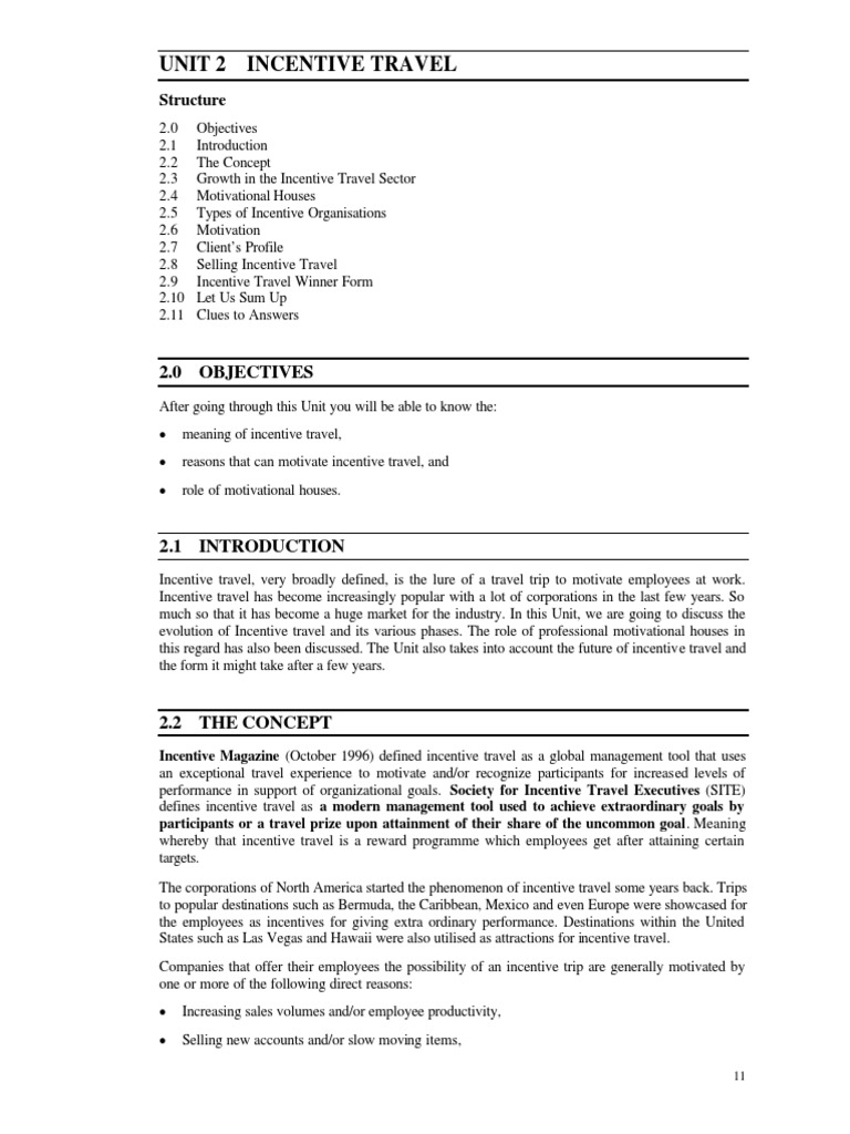 Incentive Travel | PDF | Incentive | Economies