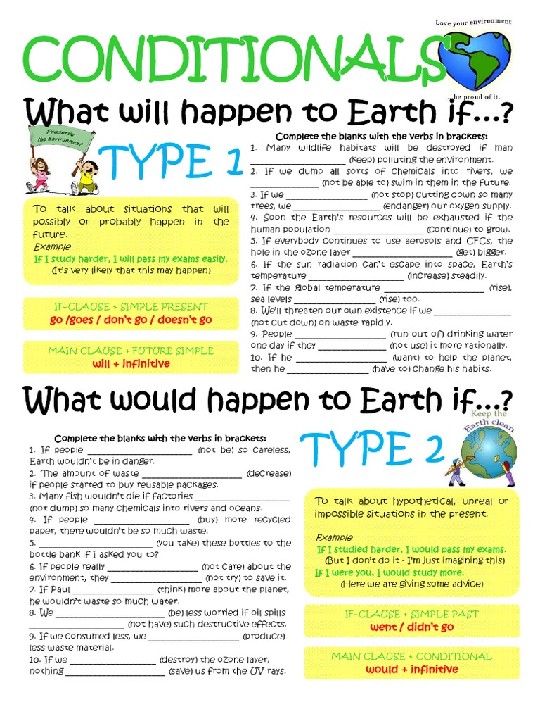 Conditionals-Type-1-2 Text | PDF