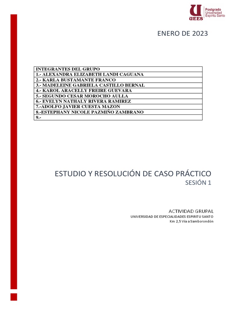 Castillo - Madeleine - Actividad Grupal 1 | PDF