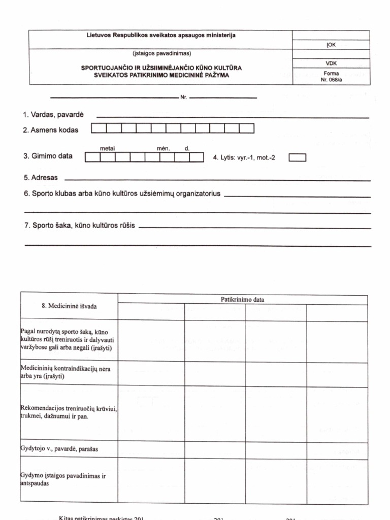 Sveikatos Pazyma | PDF