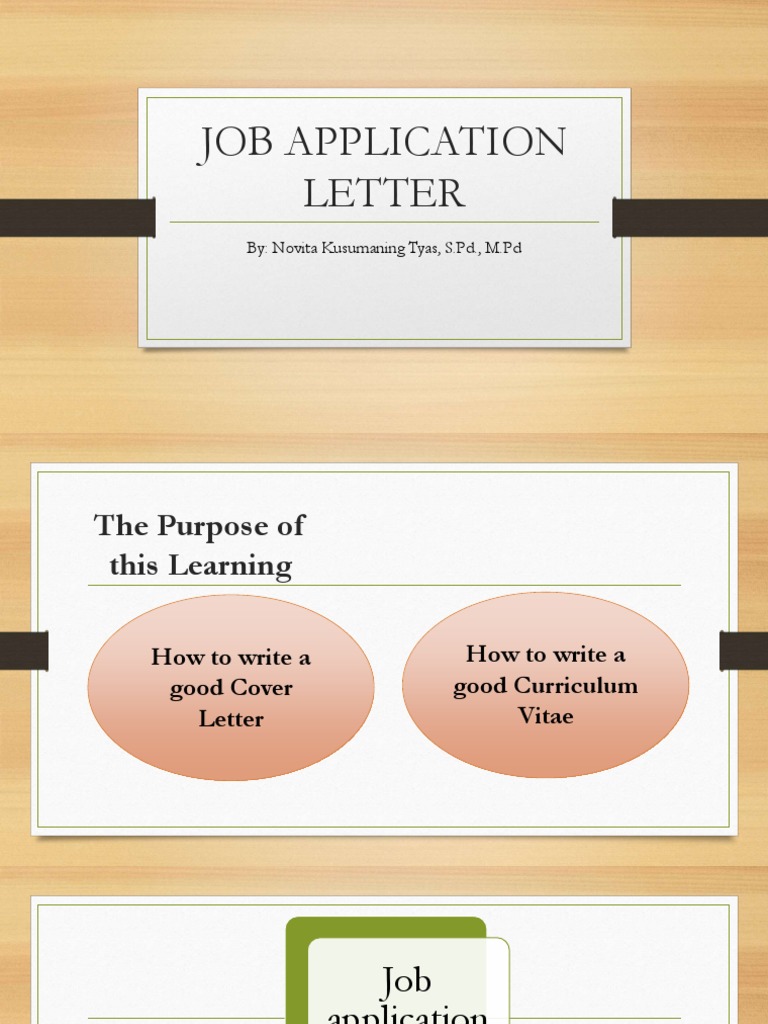 Job Application Letter | PDF | Written Communication