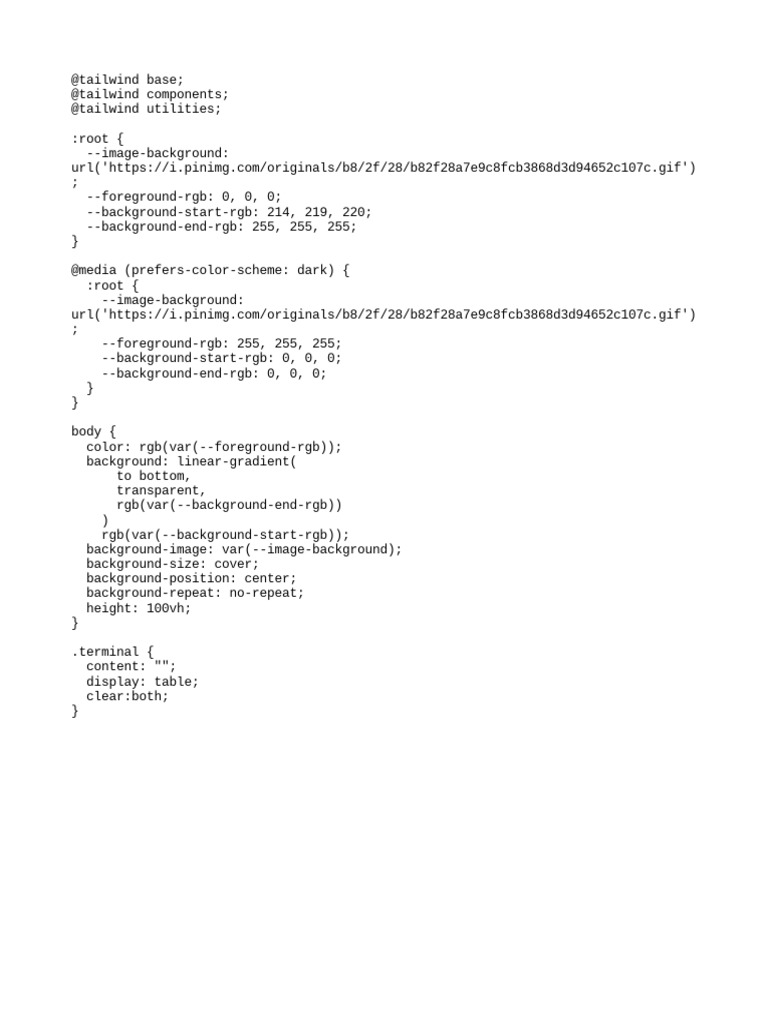 Global Css Pdf 