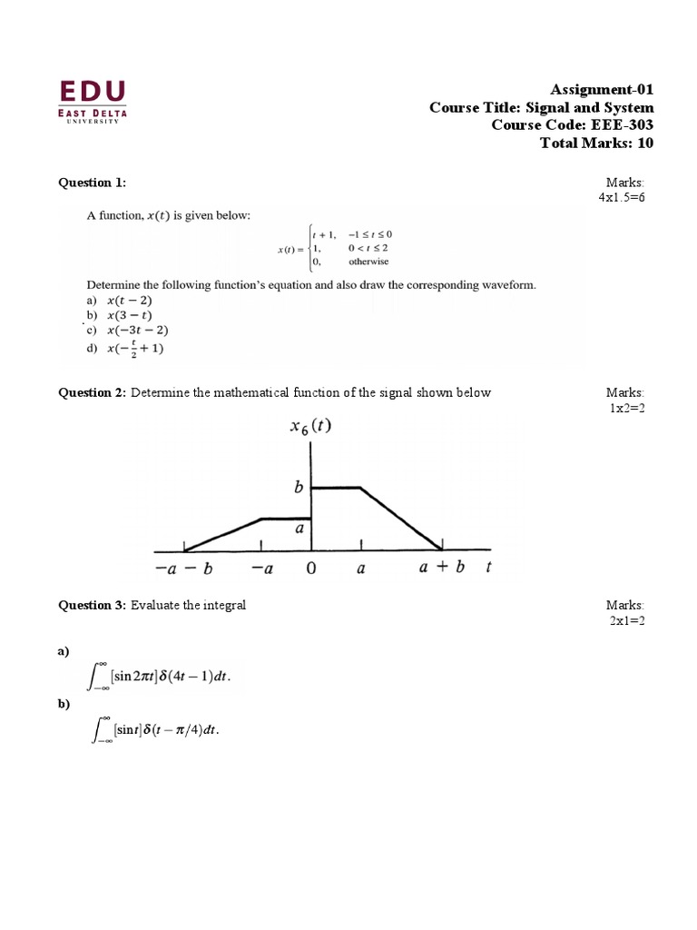 Assignment 01 | PDF Assignment 01 | PDF