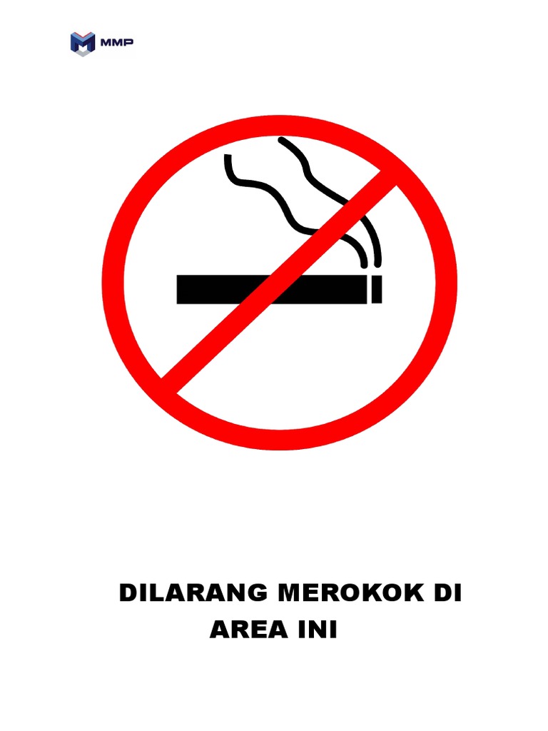 Sign Dilarang Merokok | PDF