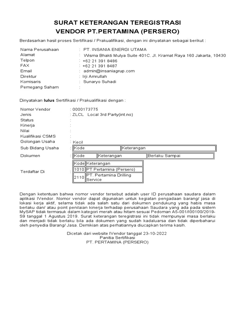 221023 SKT Pertamina IE | PDF