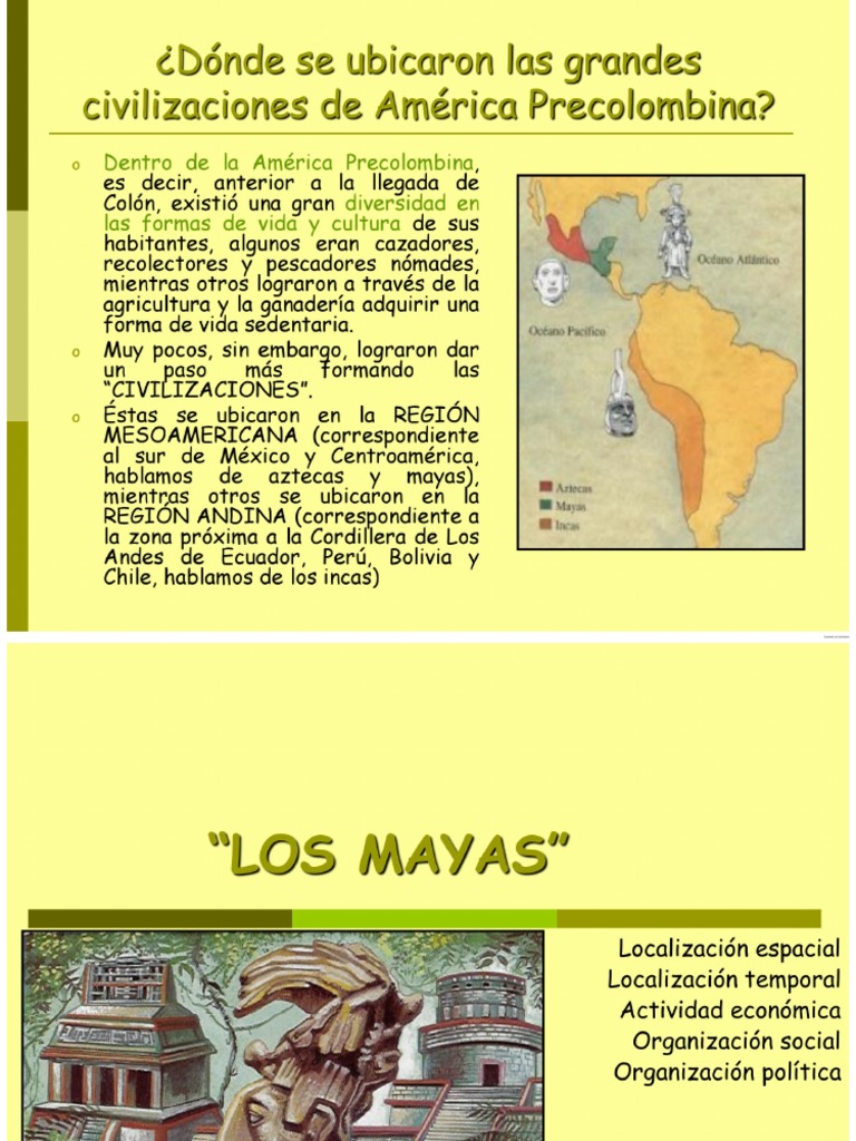 Civilizaciones Incas Mayas y Aztecas 1 | PDF