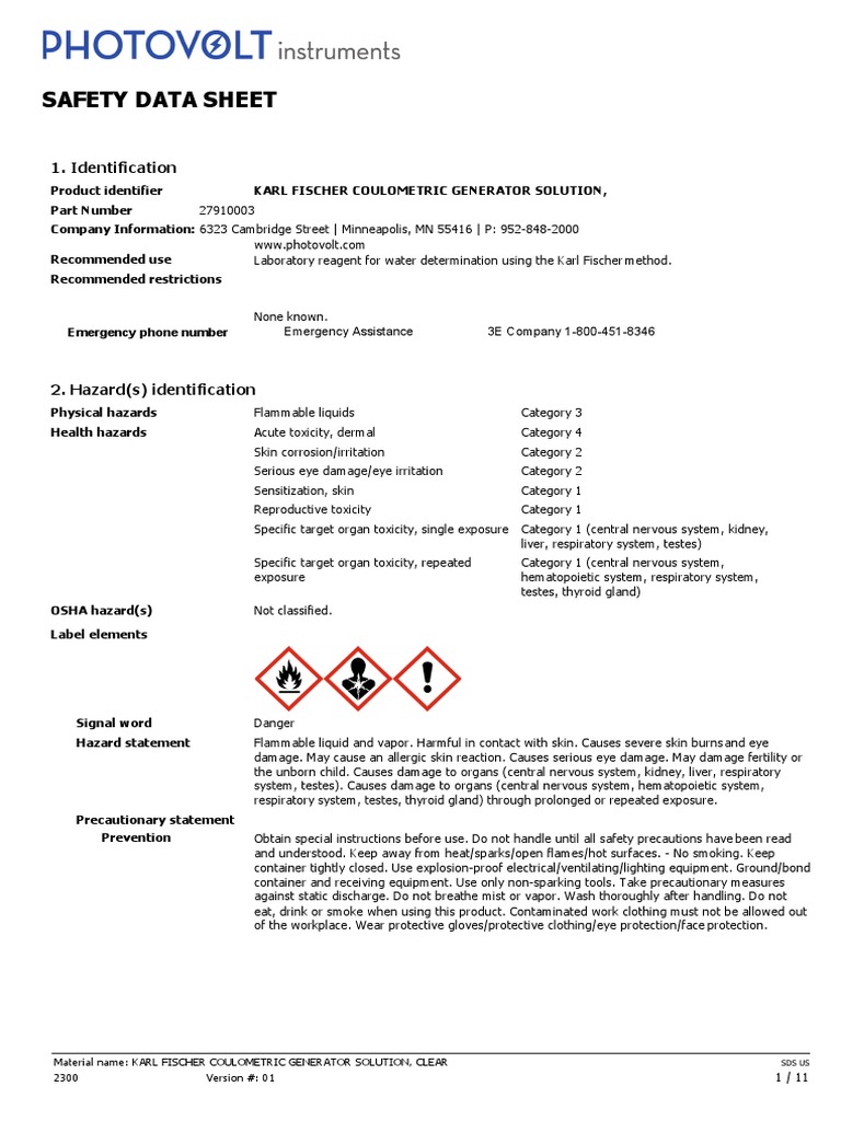 SDS Generator | PDF