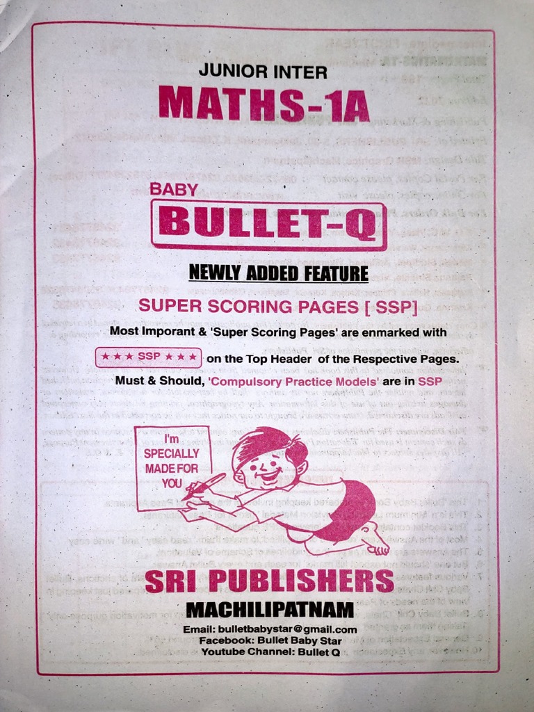 Ipe Maths-1A (Baby Bullet) | PDF