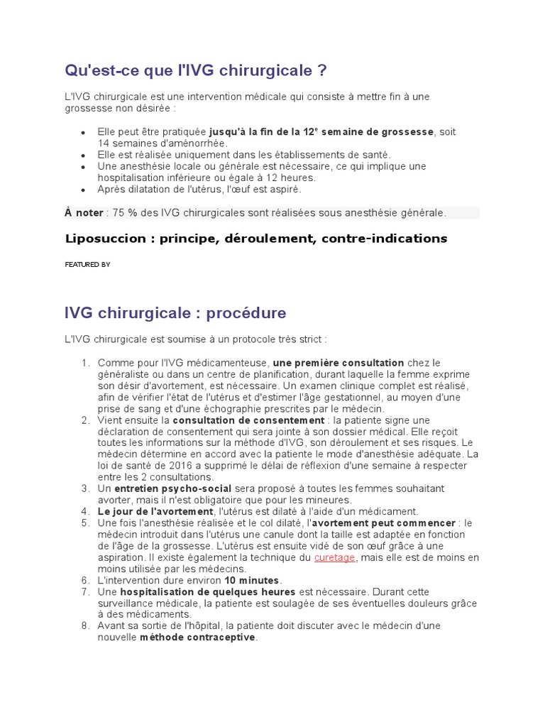 IVG CHIRURGICALE | PDF