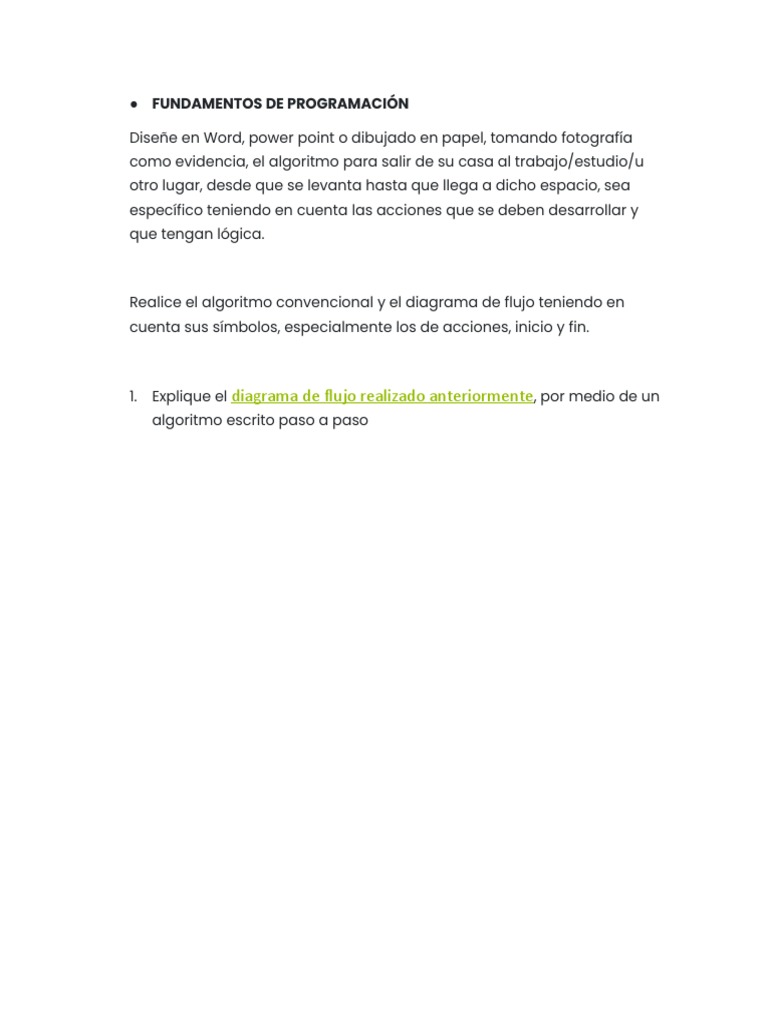Fundamentos de Programación 1 | PDF