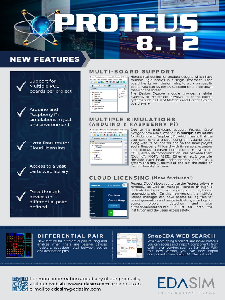 Flyer - Proteus 8.12 (English) | PDF | Arduino | Raspberry Pi