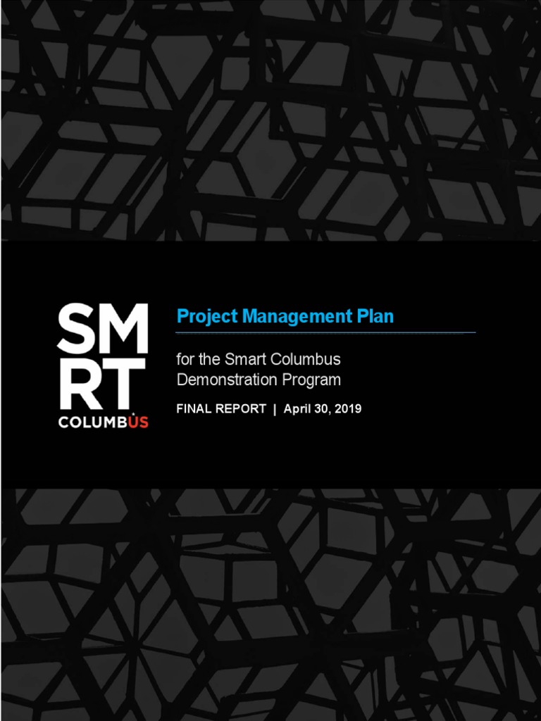 Smart Columbus Smart City Challenge Project Management Plan | PDF