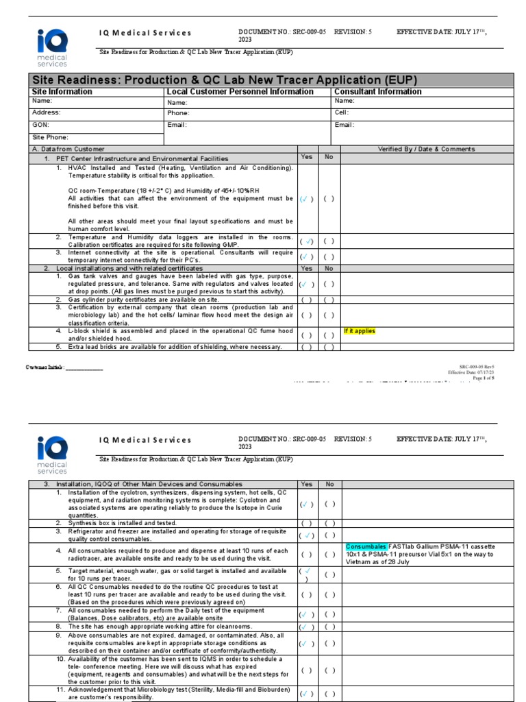 SRC-009-05 Site Readiness For Application Training VT2 - GA PSMA | PDF ...
