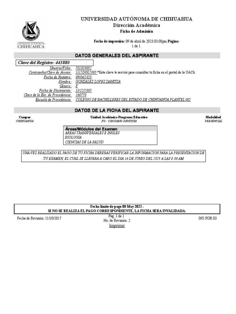 Fichas :: UACh :: 88 | PDF