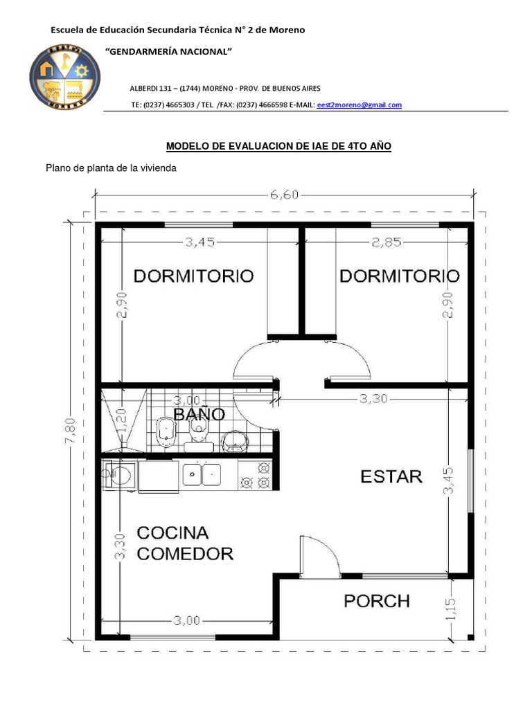 Modelo de Examen IAE 4° | PDF